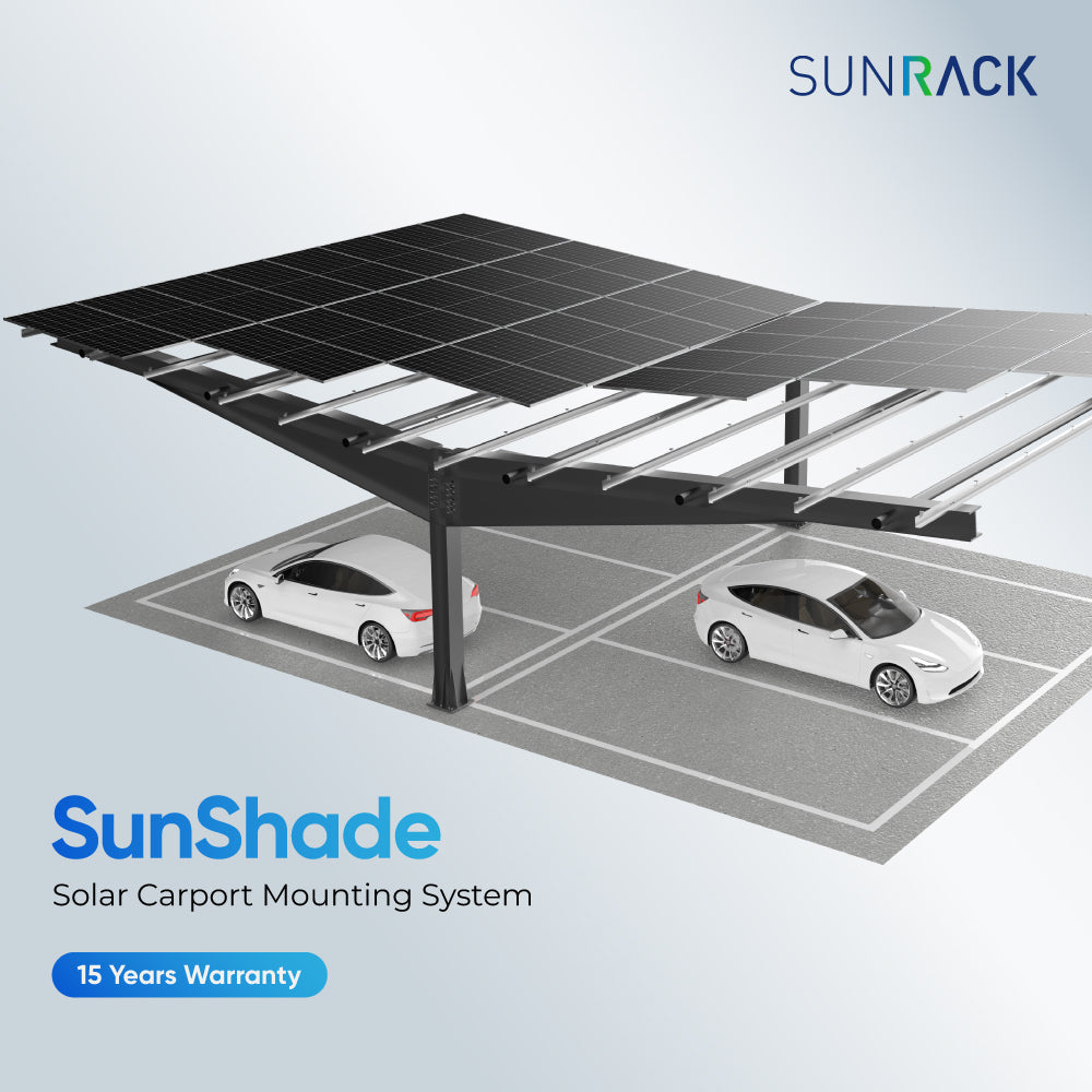SunRack Solar Co., Ltd. - Montagesysteme - SunShade Mono Carport Syste – Solarics GmbH