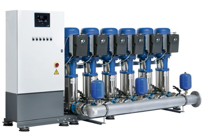 KSB Druckerh. DeltaMacro SVP 2-15/07 mit 2 Movitec, 7,50 kW, Zulauf M – Solarics GmbH