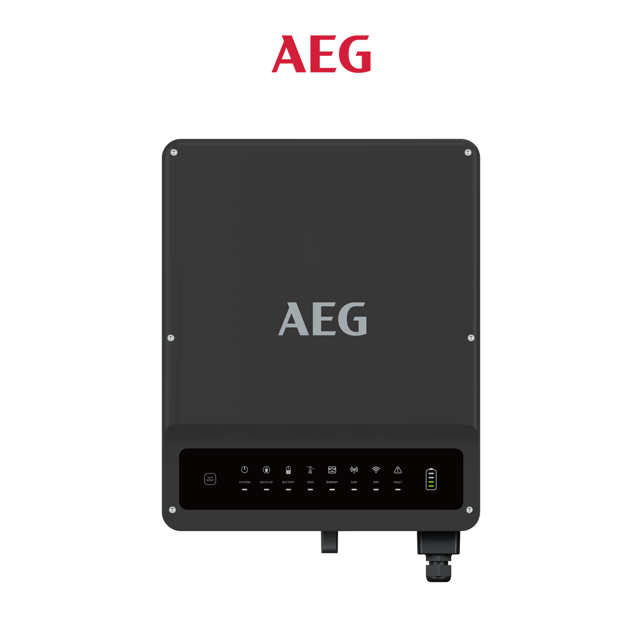 AEG AS-8000-2 Hybrid Wechselrichter 8 kW, 3PH, 2 MPPT, IP66 mit DC-Schalter und WLAN - Jetzt ...