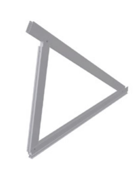 S:FLEX Basisdreieck pur Vario 35° - 45° – Solarics GmbH