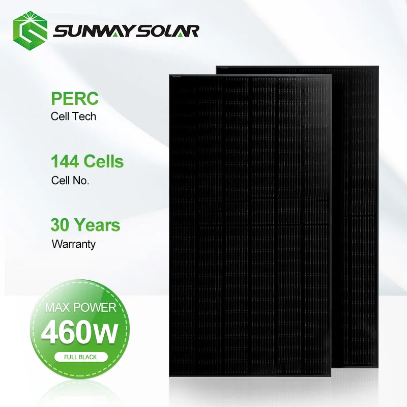 Sunway Solar Co Ltd - Solarmodul - ALL BLACK SWB440-460M BLACK SWB-450 ...