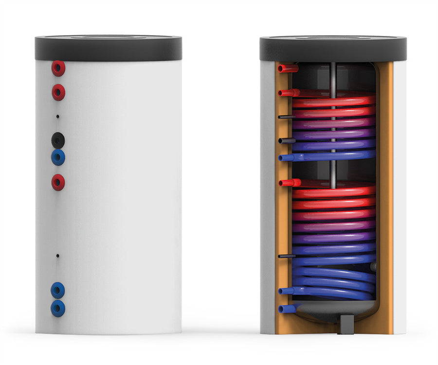 DITECH (NEU) Solarspeicher, mit Folienmantel 75 mm, silber, EEK B, 300 – Solarics GmbH