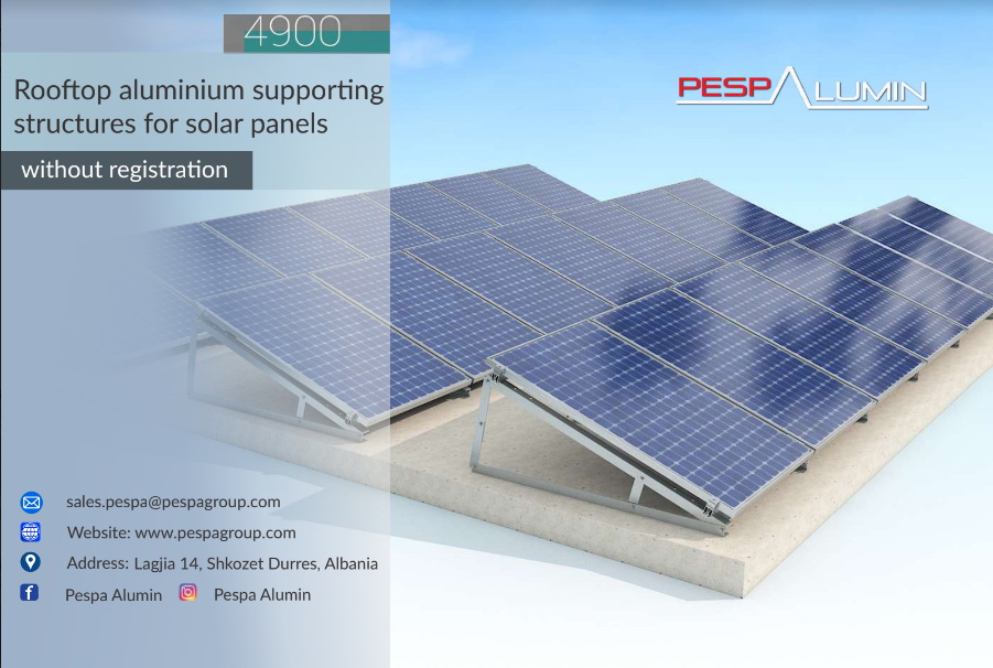 Pespa Alumin - Montagesysteme - Flat Roof Fixed-Angle… – Solarics GmbH