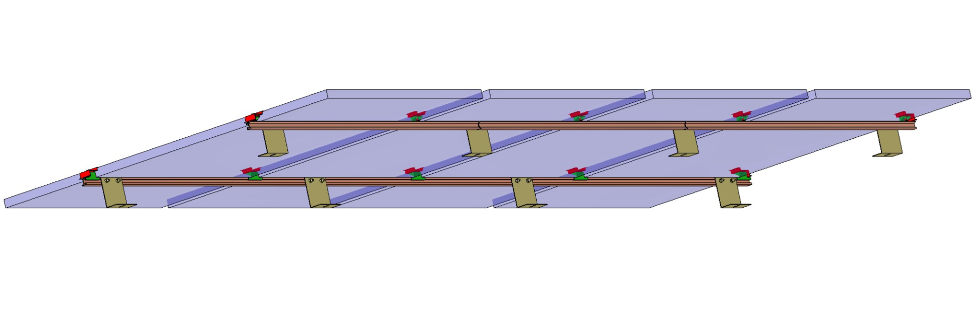 Techno FAB - Montagesysteme - HDG Structure for RCC Slope… – Solarics GmbH
