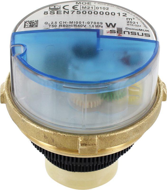 Sensus Wohnungswasserzähler WWZ MK DomoMUK RE Q3_2,5 K MOC/MOE M65x2 P ...