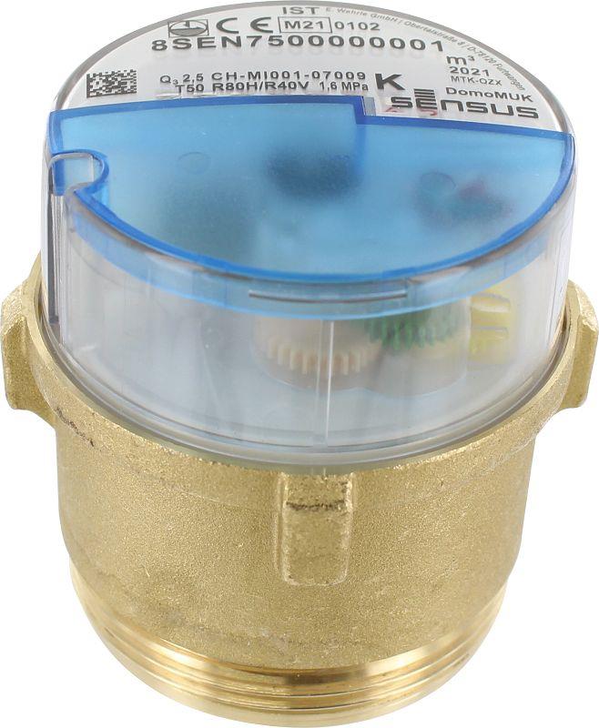 Sensus Wohnungswasserzähler WWZ MK DomoMUK RI Q3_2,5 K IST 2" PN16 T50 ...
