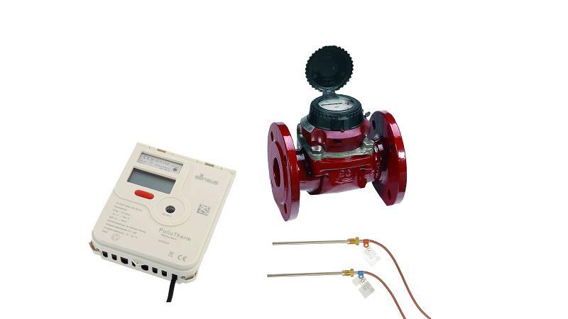 Sensus Kombinierter WMZ PoTh-Set WPD FS130 qp 150 N DN150 L:300 F,S/FL ...