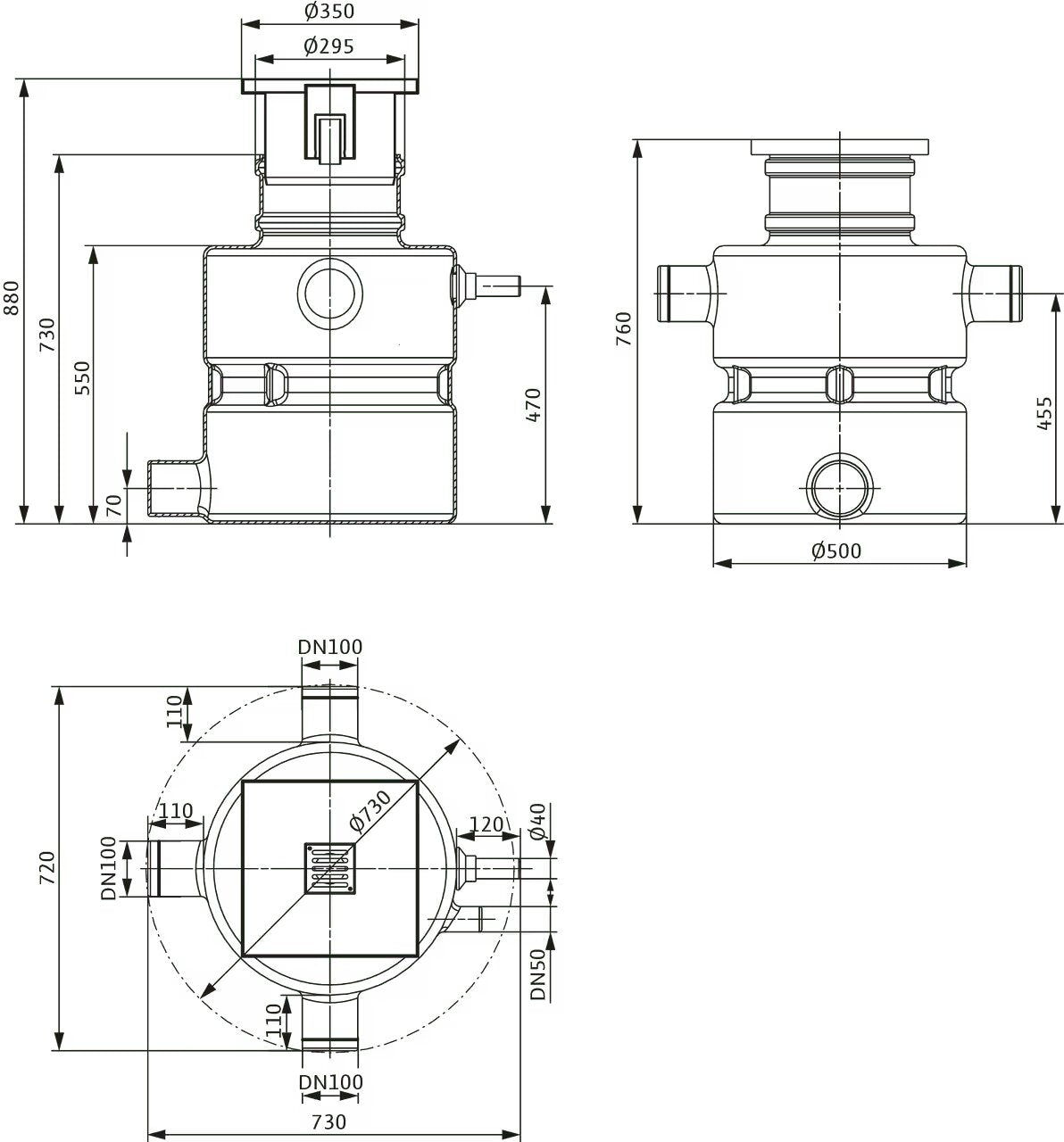 WILO Abwasser-Hebeanlage DrainLift BOX-32/8D U Art. 2546470 – Solarics GmbH